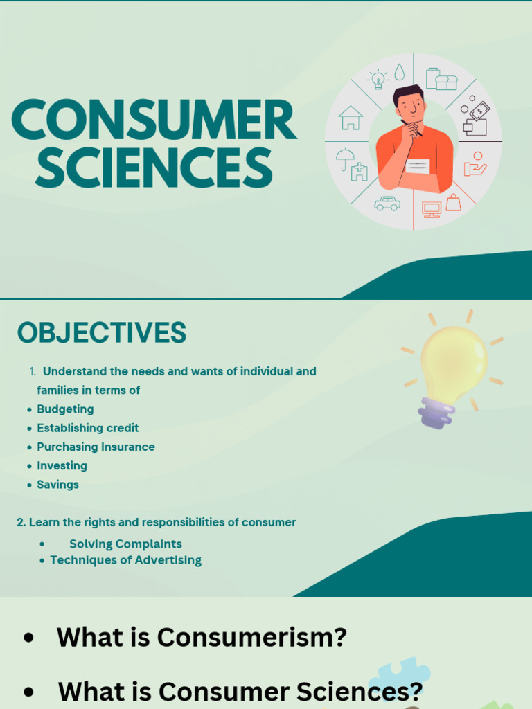 Essential Guide to Consumer Sciences | PDF | Insurance | Business