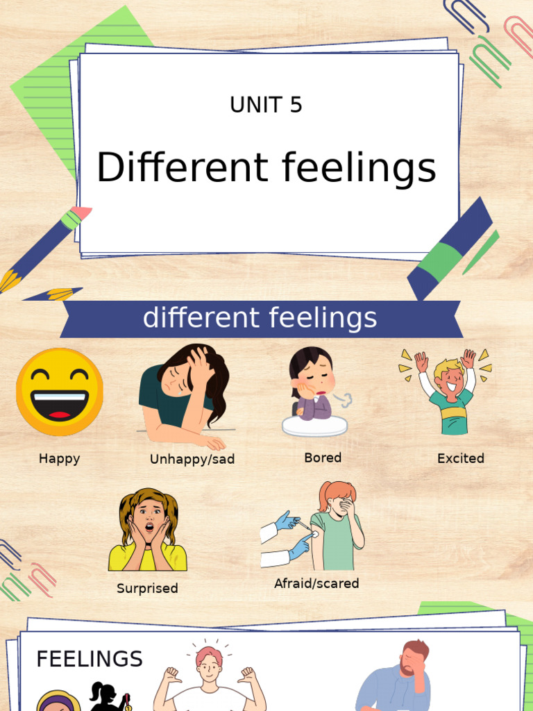 Unit 5: Different Feelings | PDF