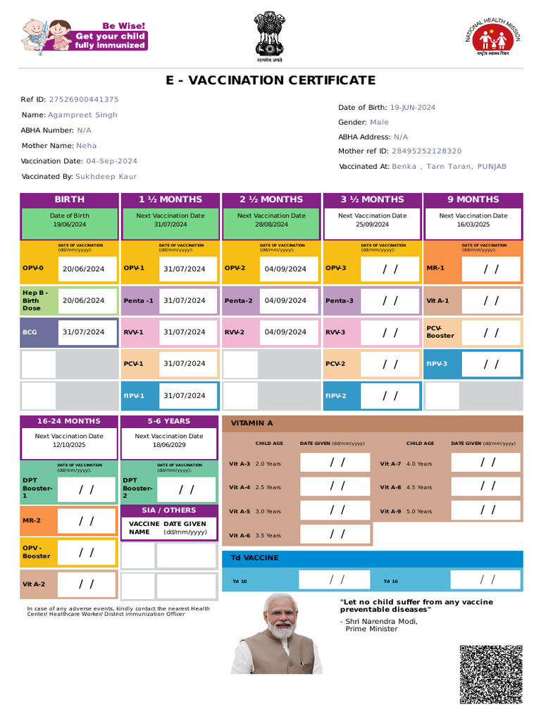 Agampreet Singh 20240904 ReportCard | PDF