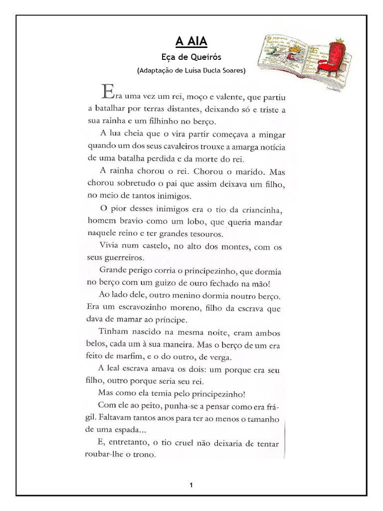 A Aia Eca de Queiros e Luisa Ducla Soares | PDF