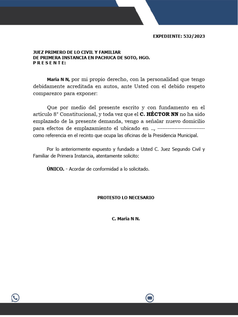 ESCRITO | PDF | Derecho