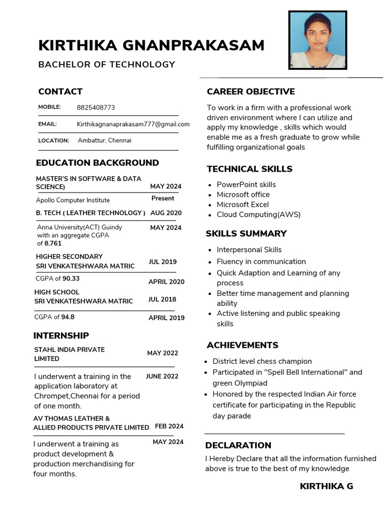 TCS Udated Resume PDF | PDF