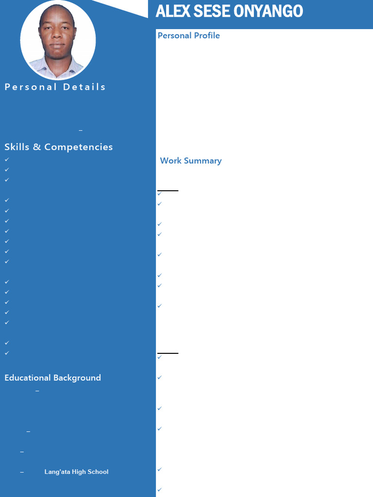 Alex Updated Cv | PDF