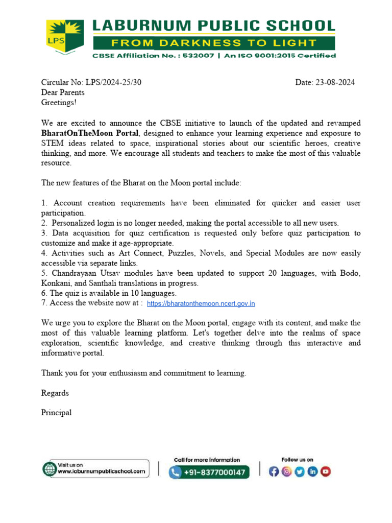 LPS Circular 30 | PDF