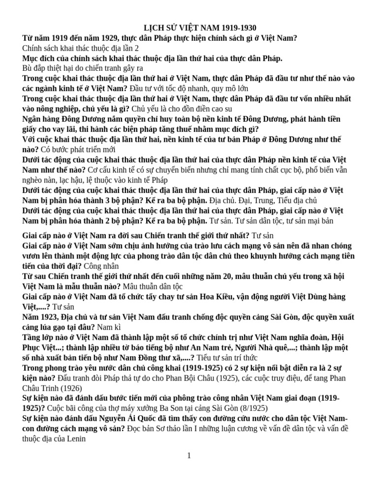 LSVN 1919 1930 | PDF | Vietnamese People | Southeast Asia