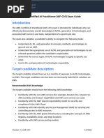 AIF C01 Study Guide | PDF | Machine Learning | Artificial Intelligence