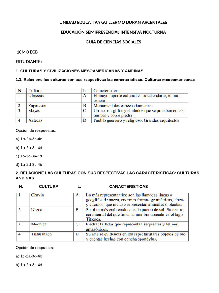 Cuestionario CCNN 10mo | PDF