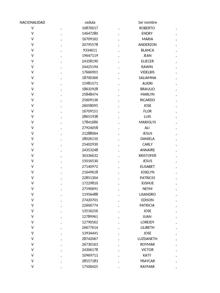 Excel Generador 1 | PDF