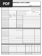 Sample Filled-Out PDS | PDF | Nursing