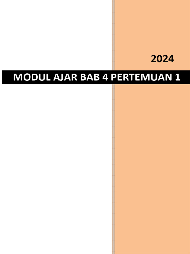 Modul Ajar Unit 4 Pertemuan Ke 1 | PDF