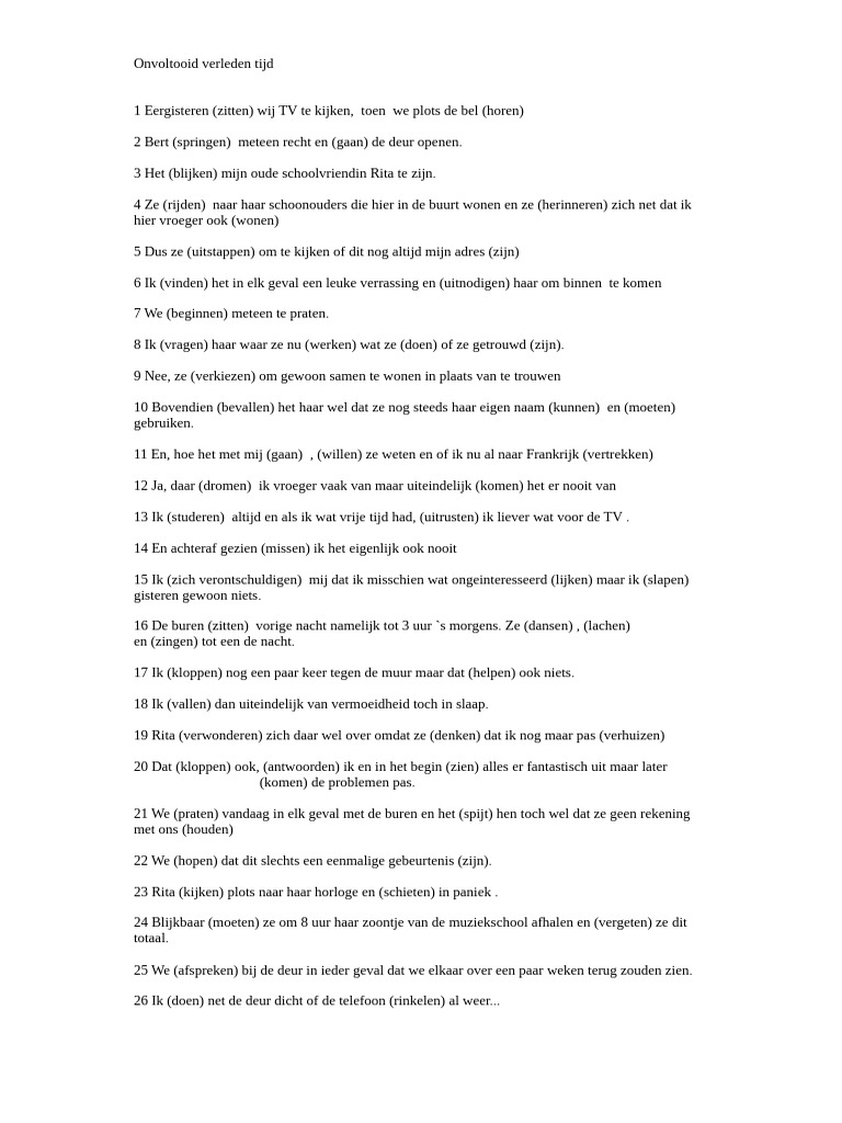 Imperefctum Oef 2 | PDF