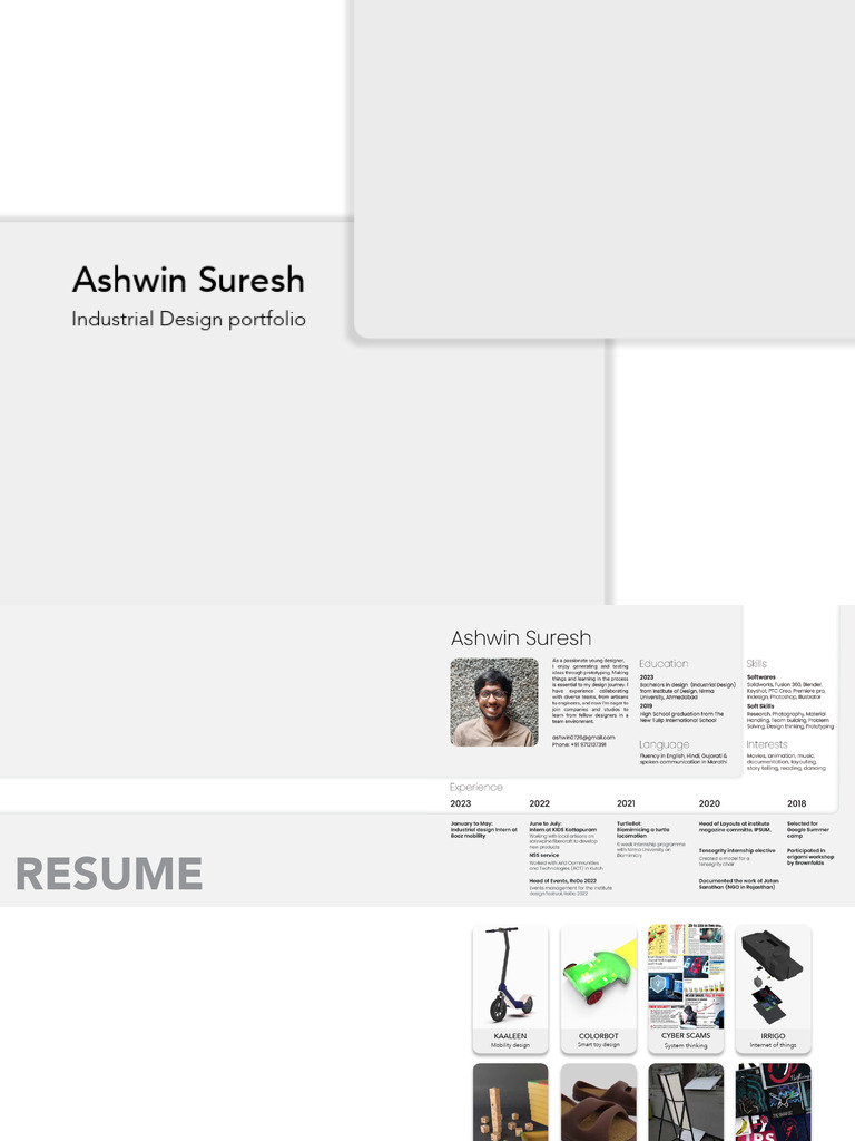 Ashwin Suresh Portfolio | PDF