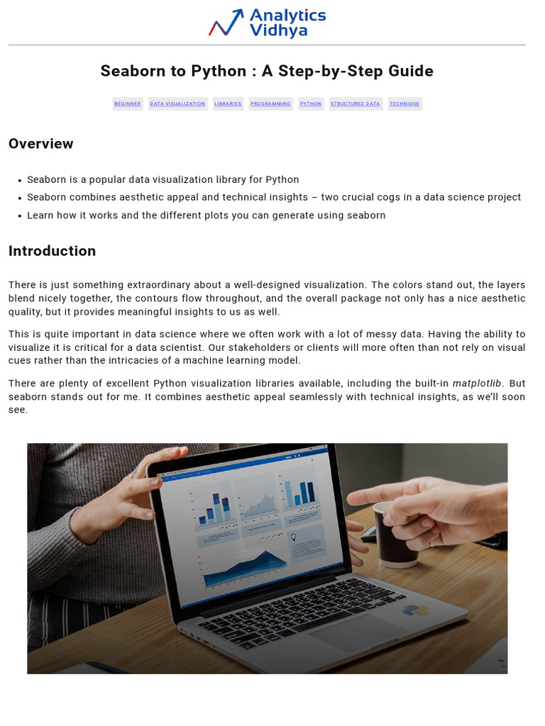 Seaborn To Python: A Step-by-Step Guide | PDF