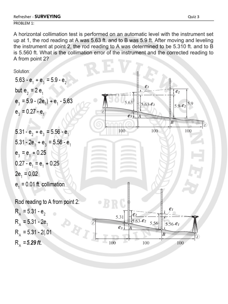 Surv - Ref - Sol 3 - 15 Mar 2023 | PDF