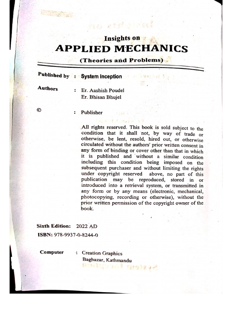 Applied Mechanics | PDF