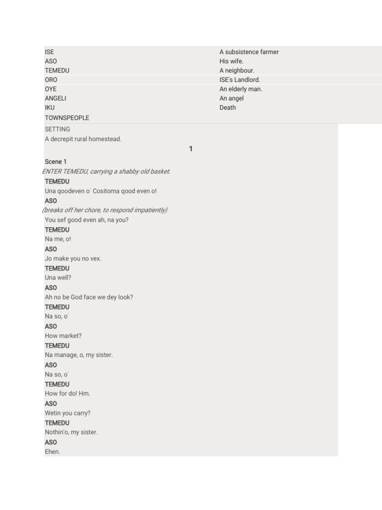 Grip Am Ola Rotimi | PDF