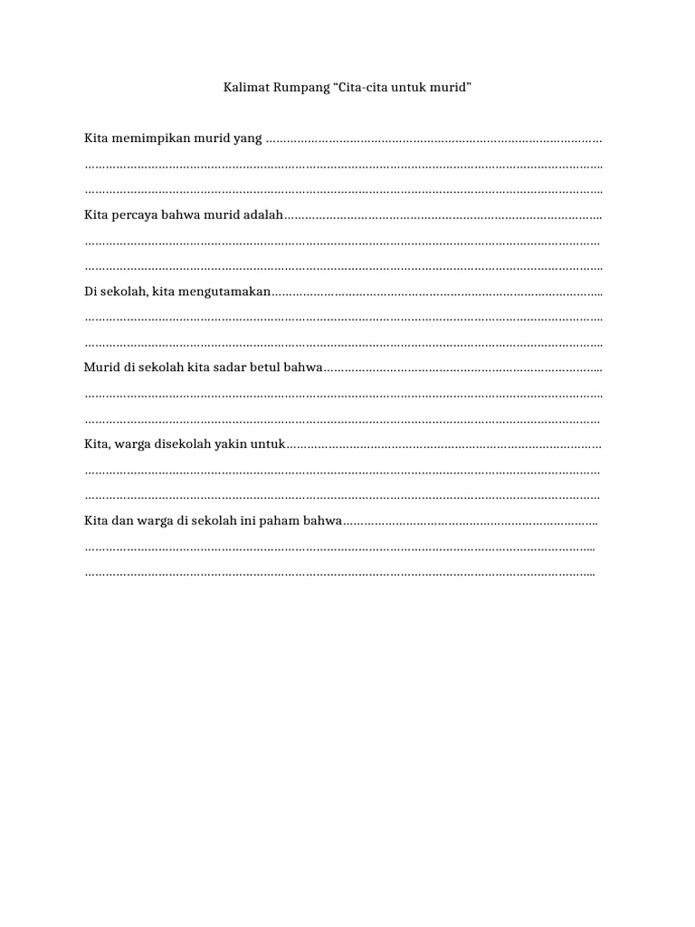 Kalimat Rumpang | PDF