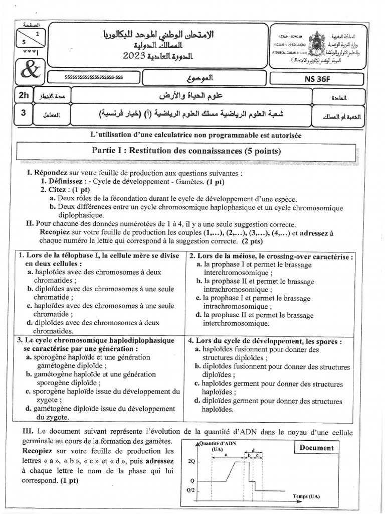 15-Session-normale-SM-2023 | PDF