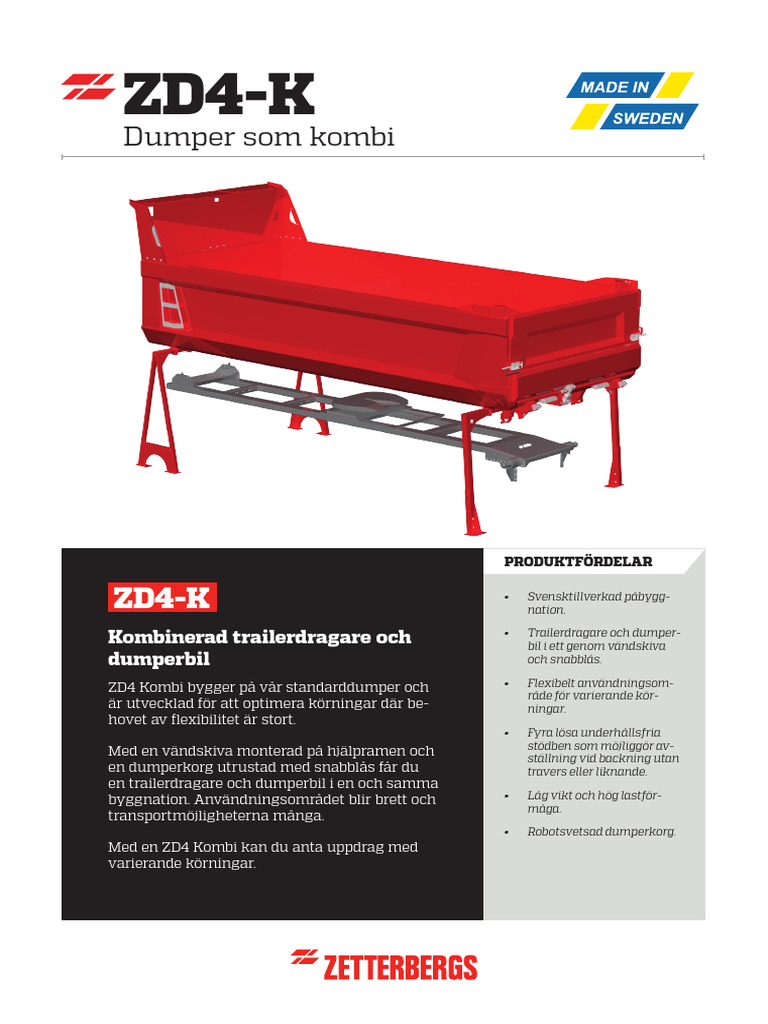 Dumper-ZD4-K | PDF