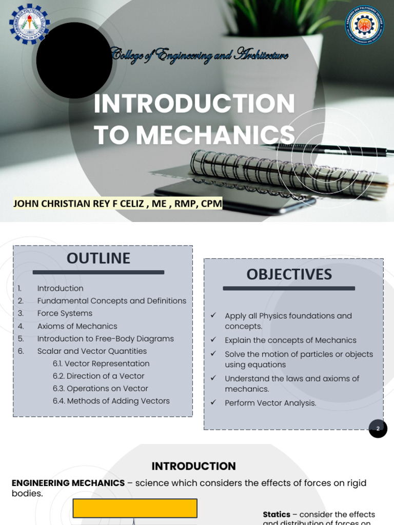 Introduction To Mechanics | PDF