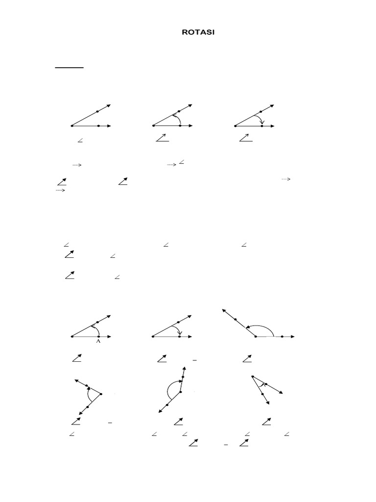 10 Rotasi (Lanjutan) | PDF