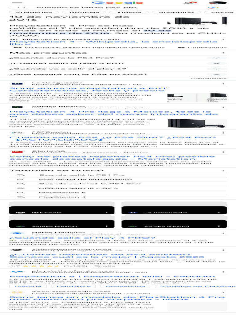 Cuando Se Lanzo Ps4 Pro - Buscar Con Google | PDF