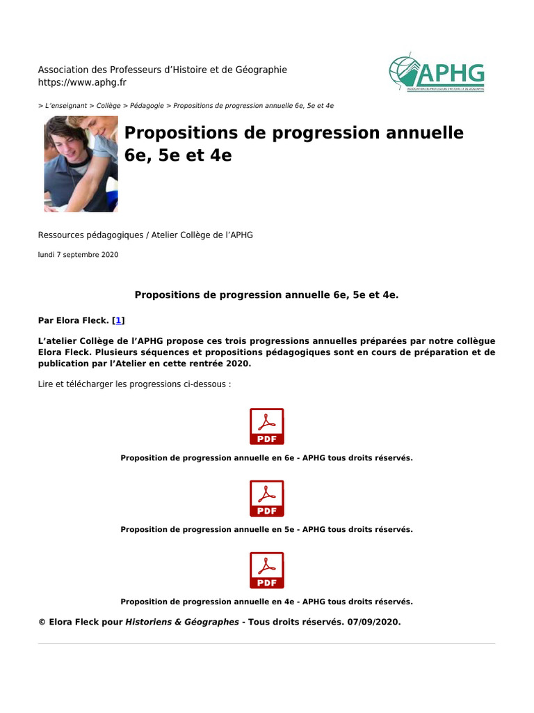 Propositions-de-progression-annuelle-6e-5e-et-4e | PDF