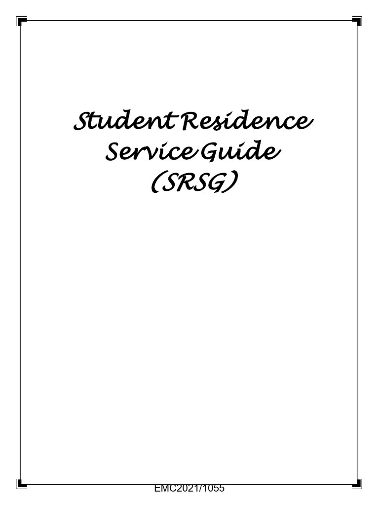 Student Service Guide - Emc Approved Final | PDF