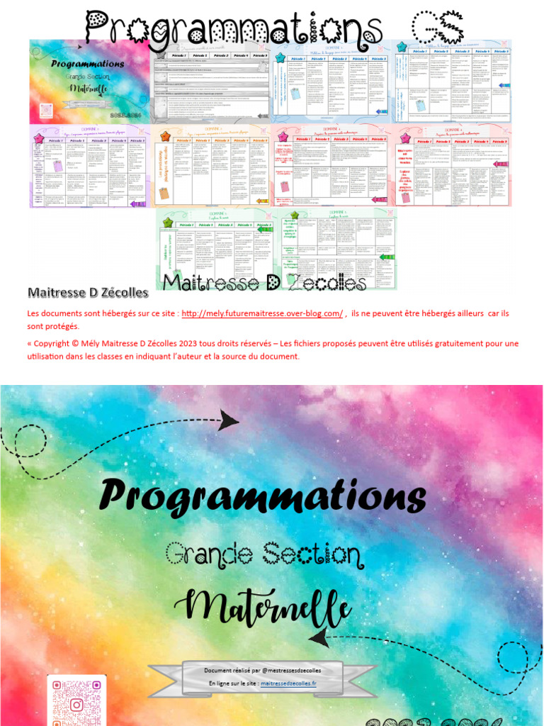 Ob 3bc9e5 MDZ Programmations Gs Maitresse D Ze | PDF
