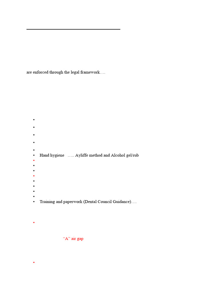 RCSI Infection Control and Prevention Tips | PDF