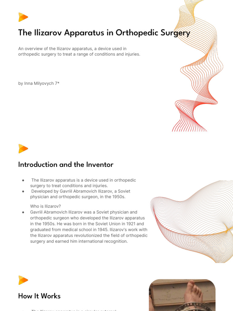 The Ilizarov Apparatus in Orthopedic Surgery | PDF
