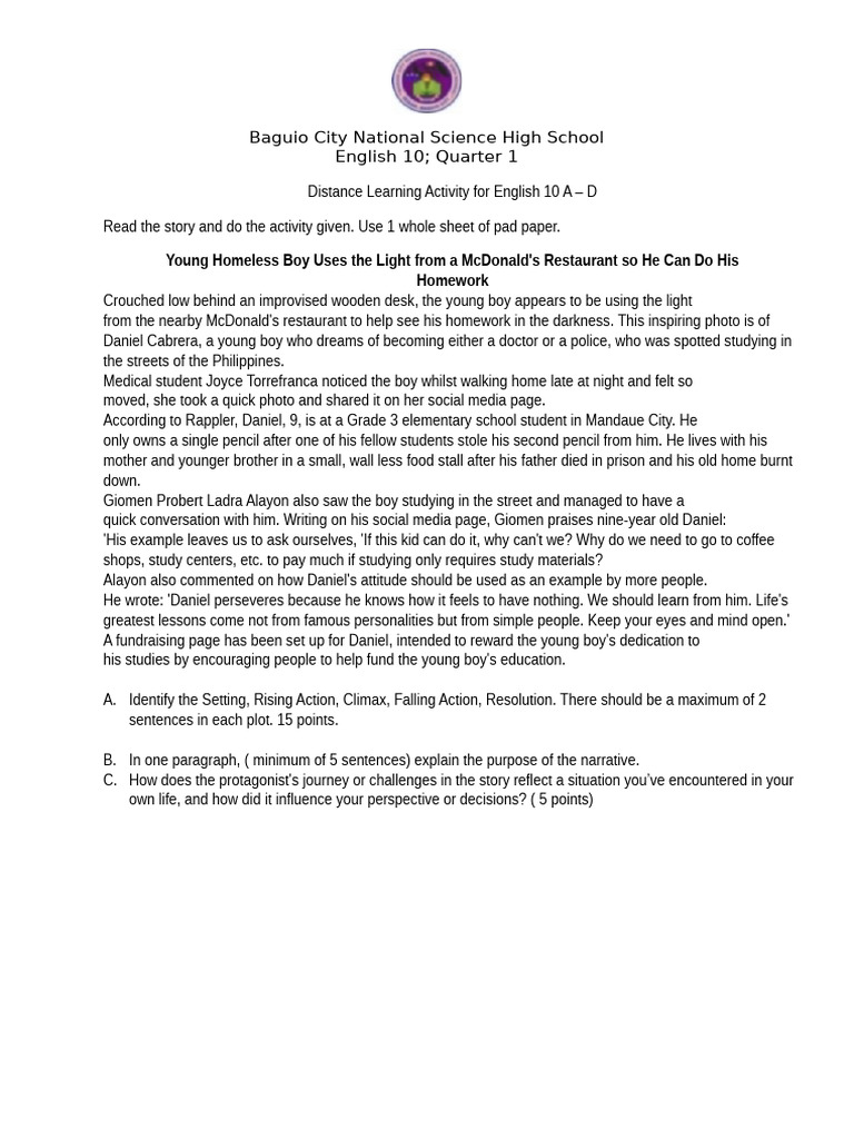 Distance-Learning-Activity | PDF