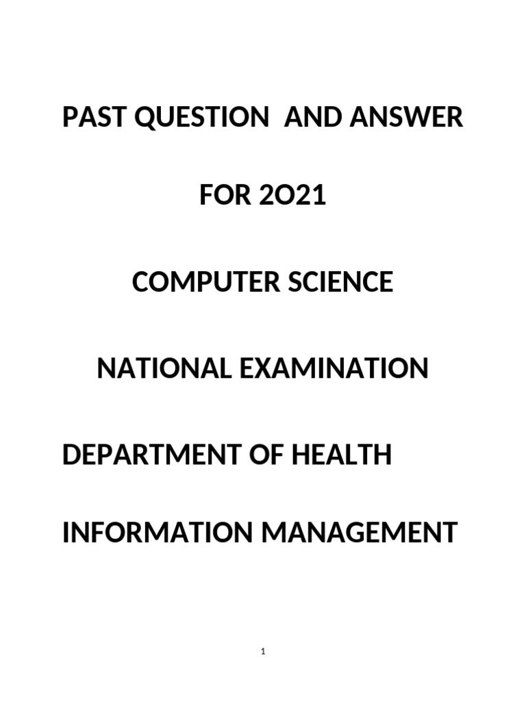Computer Question and Answer For 2021 | PDF