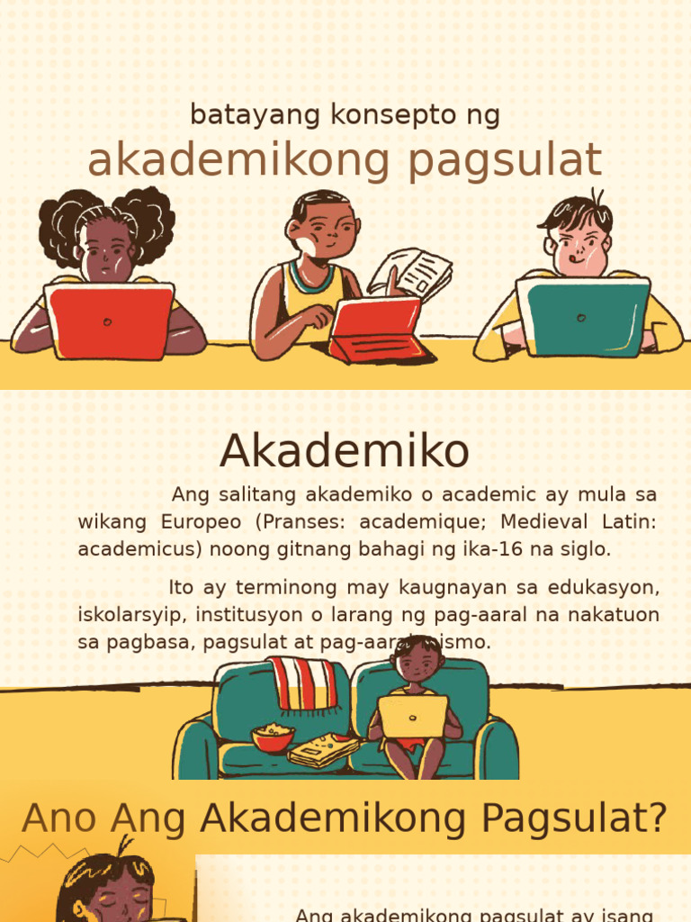 Batayang Konsepto NG Akademikong Pagsulat | PDF