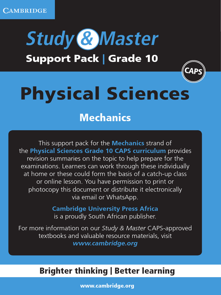 GR10 Support Pack For Mechanics | PDF