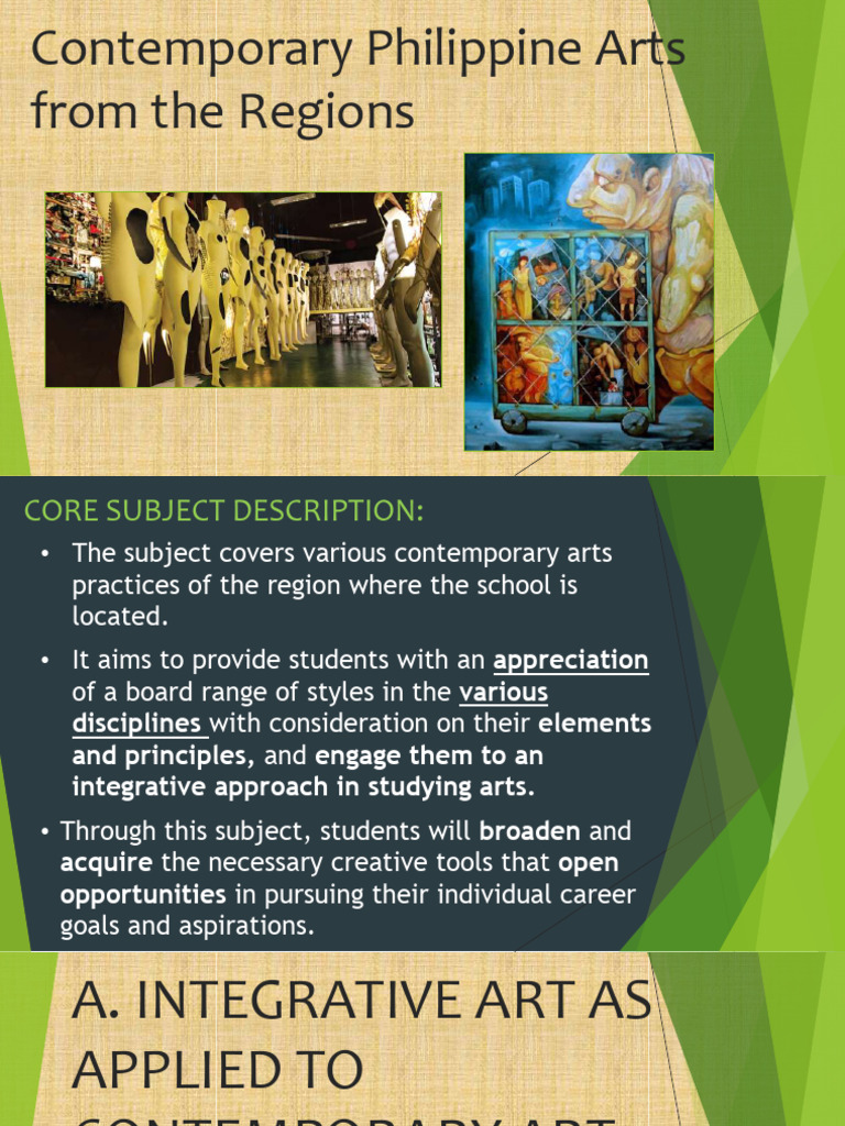 1 Integrative Arts As Applied To Contemporary Arts | PDF