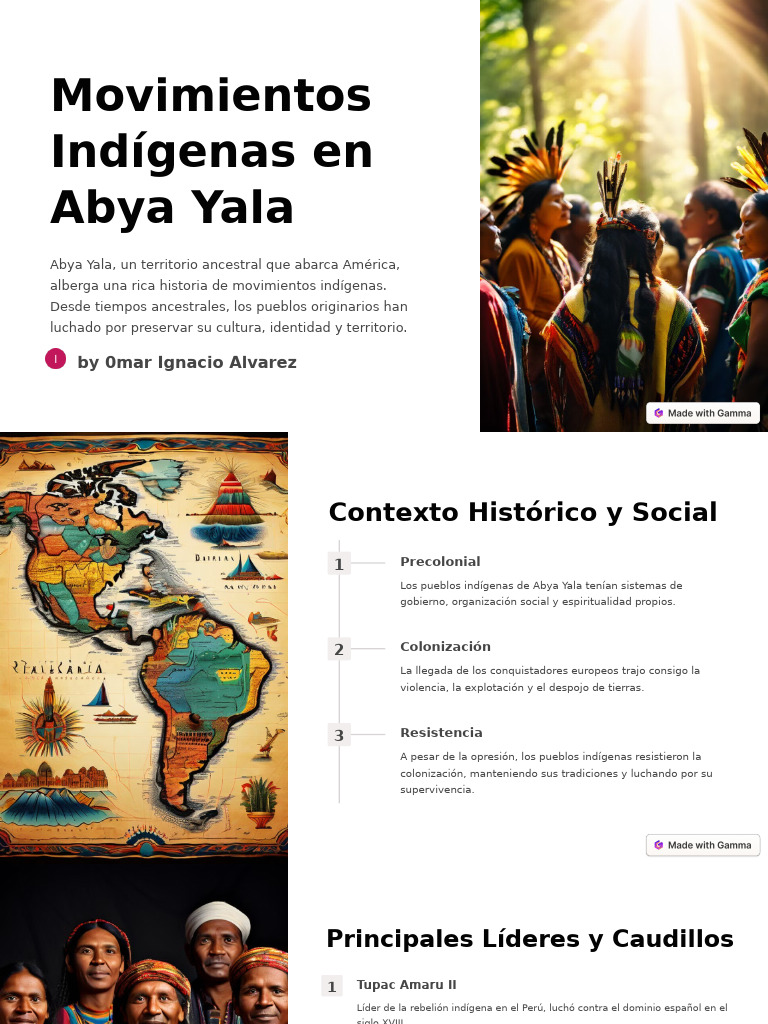 Movimientos Indigenas en Abya Yala | PDF