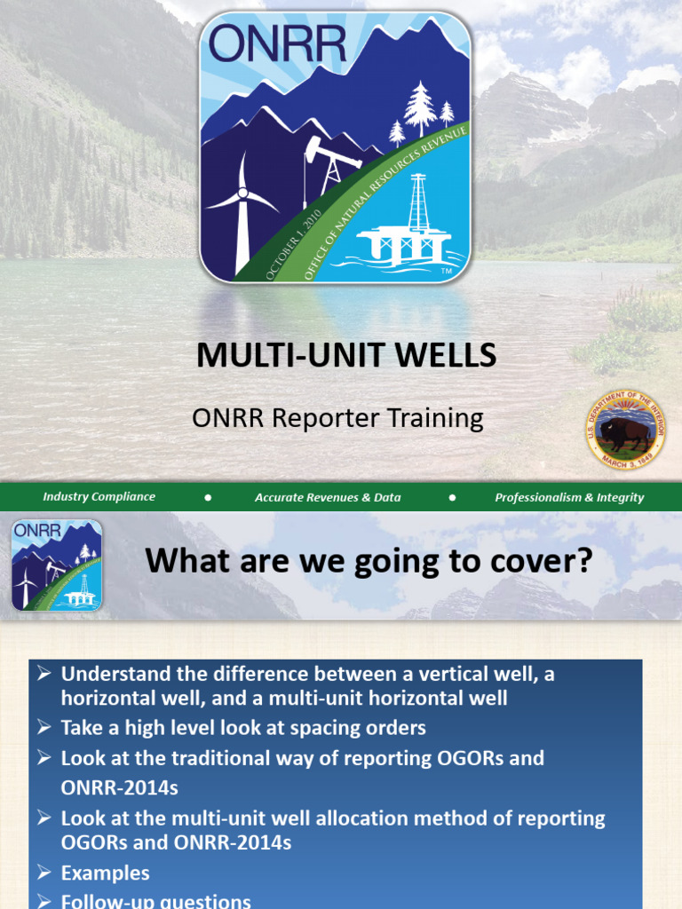RRM-Multi-Unit Well Agreements | PDF