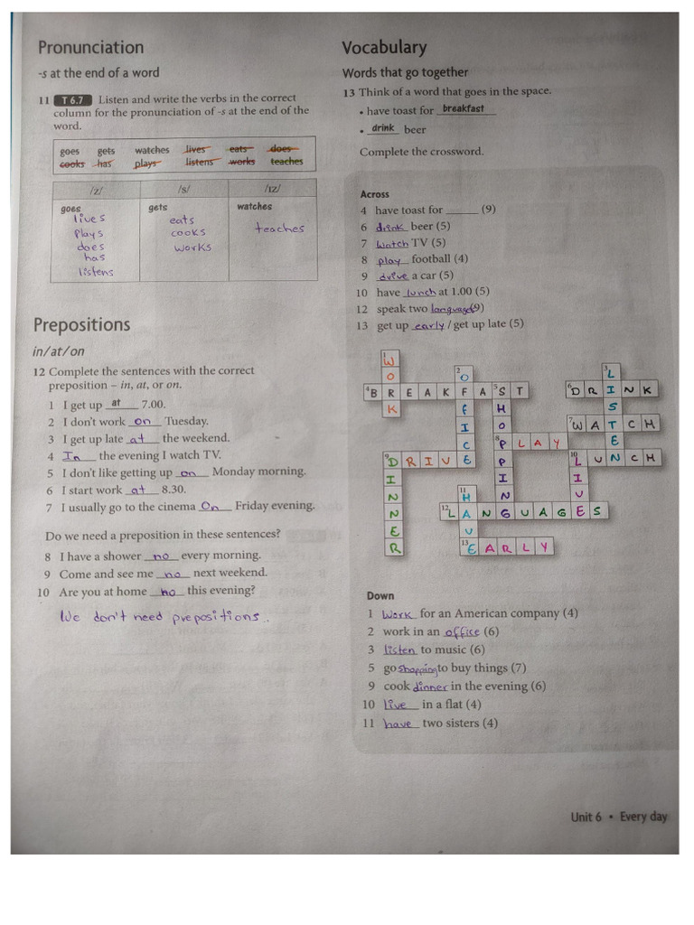 Inglés Basic2 Week 4 | PDF