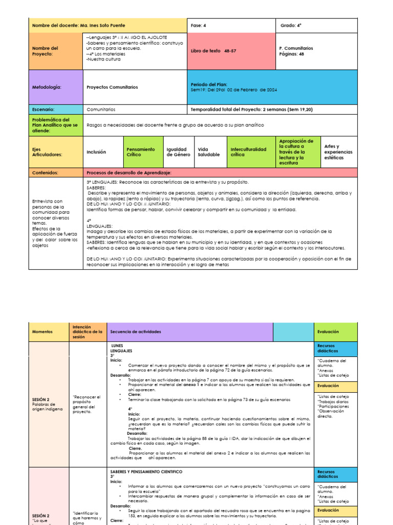 Ma - Ines Soto Puente 3° y 4° | PDF