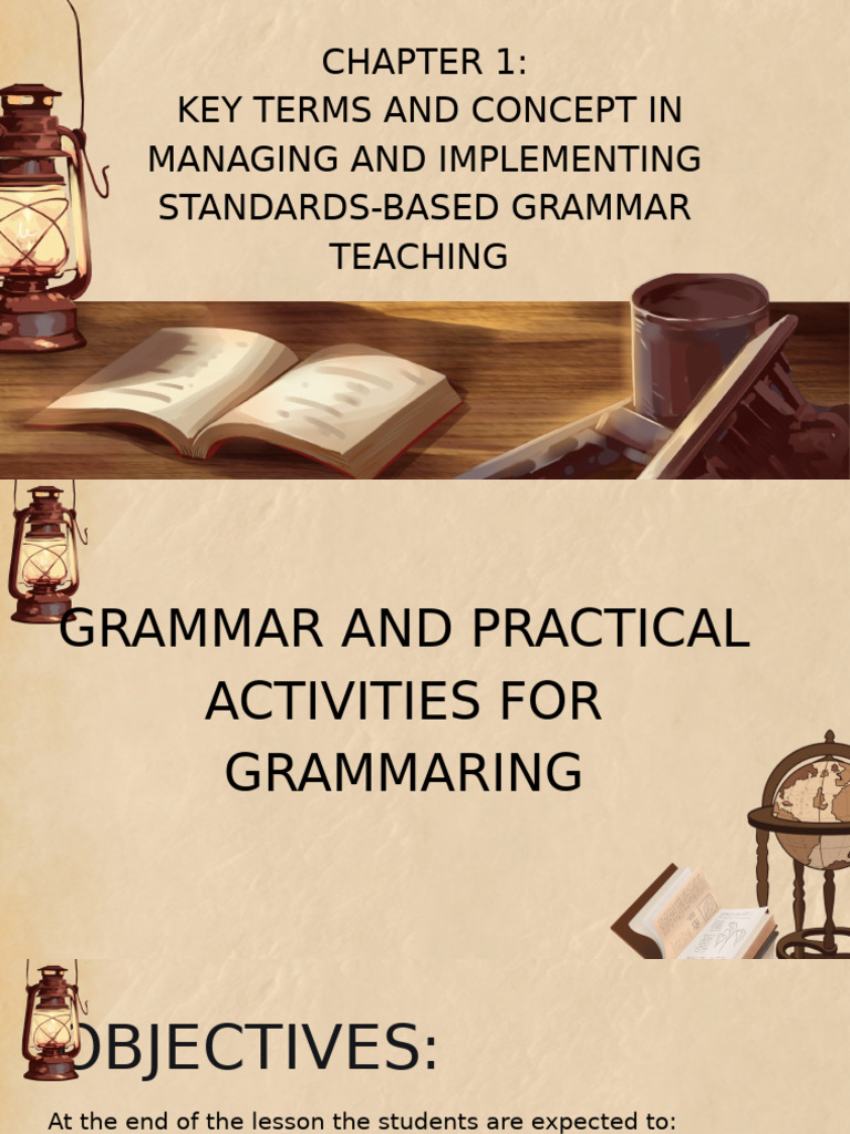 Key Terms and Concept in Managing and Implementing Standards-Based ...