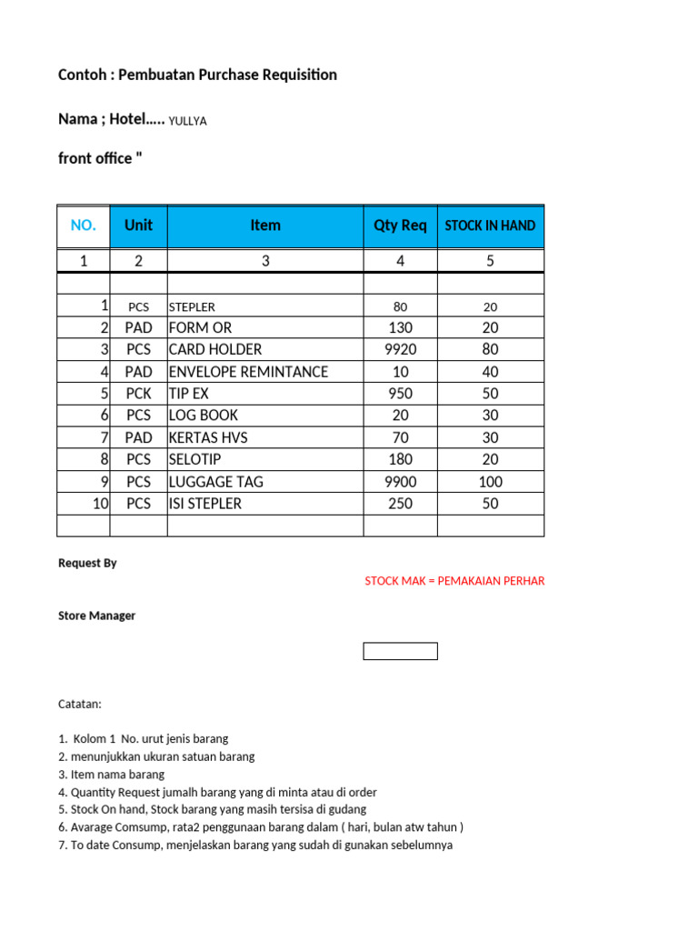 PR Dan Po, DRR, Mi, Bincard Cardex (1) Yully Nurhasda Fixxx | PDF