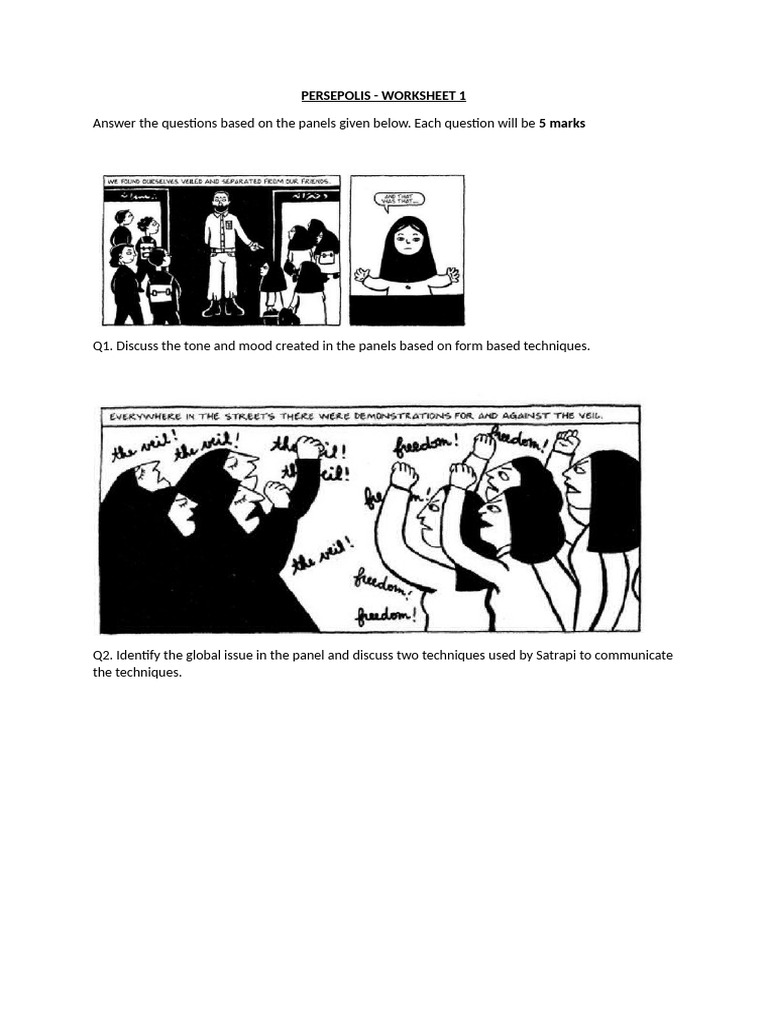 persepolis-revision-short-responses-2024-worksheet-pdf