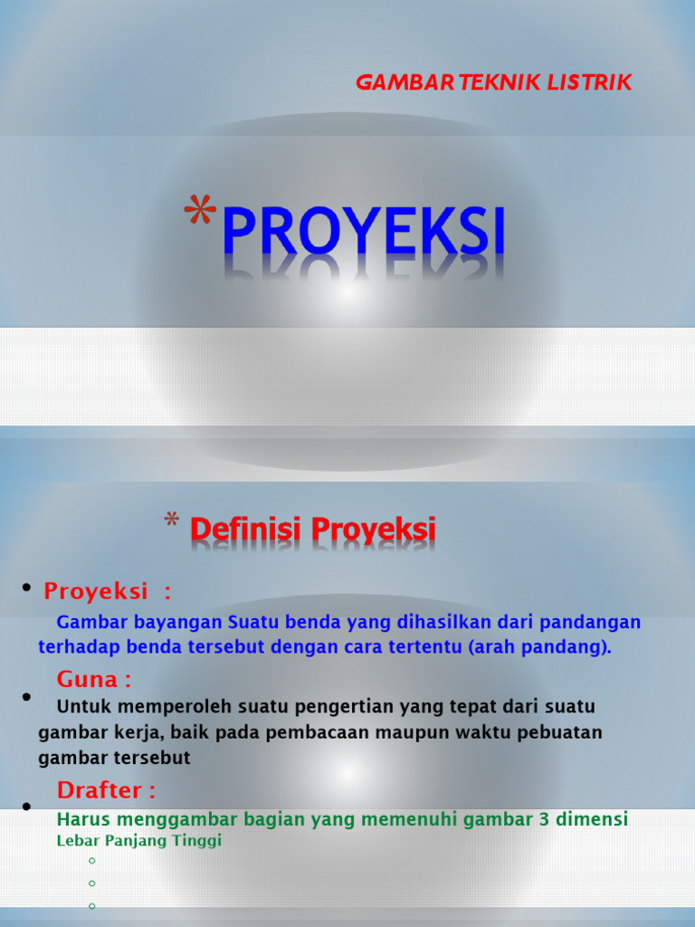 Proyeksi GTL | PDF