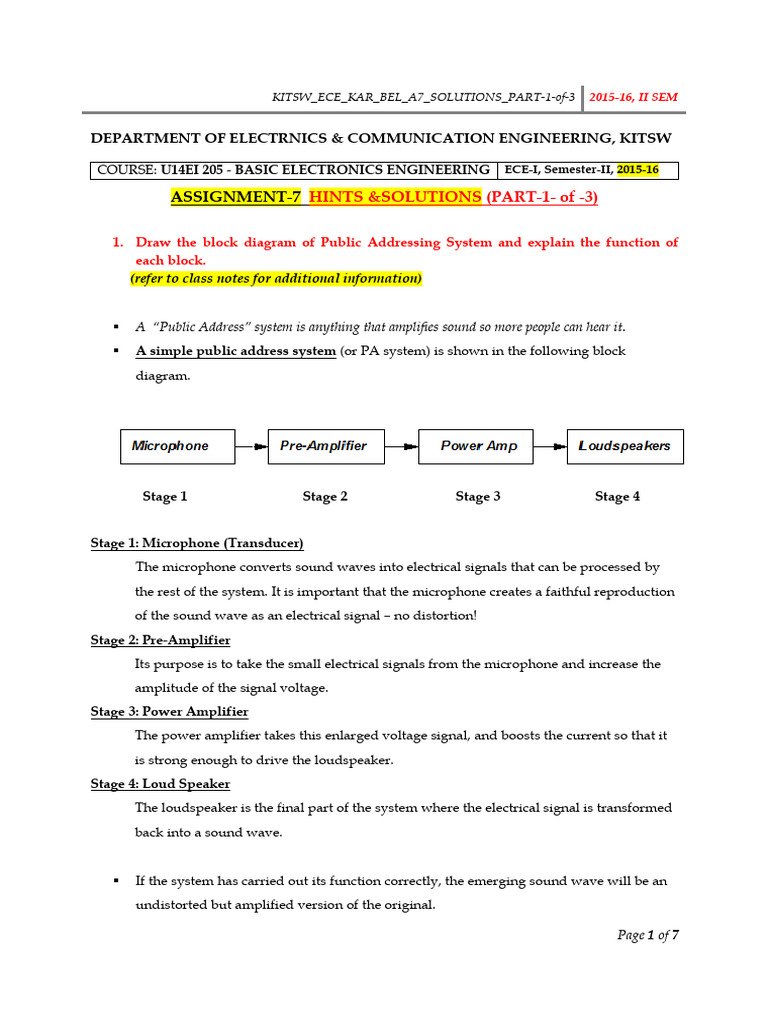 Assign Solutions-7 Part1 | PDF