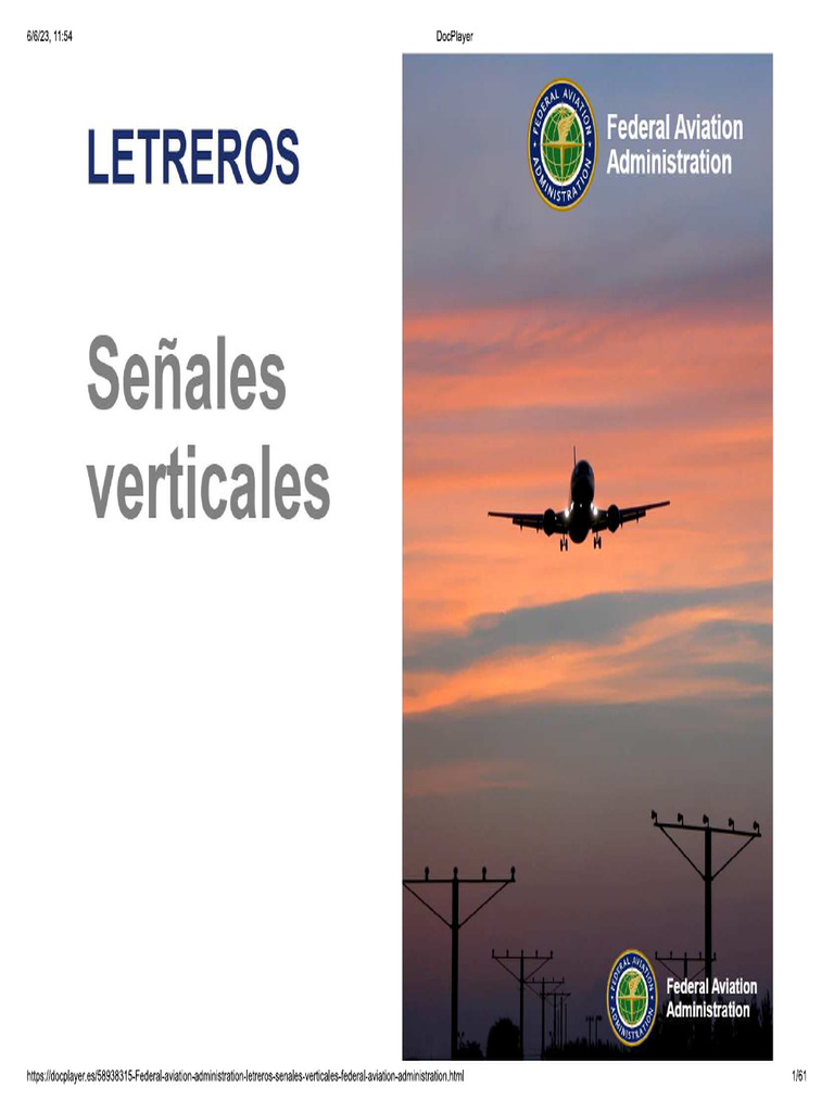 FAA LETREROs GUIA PDF | PDF