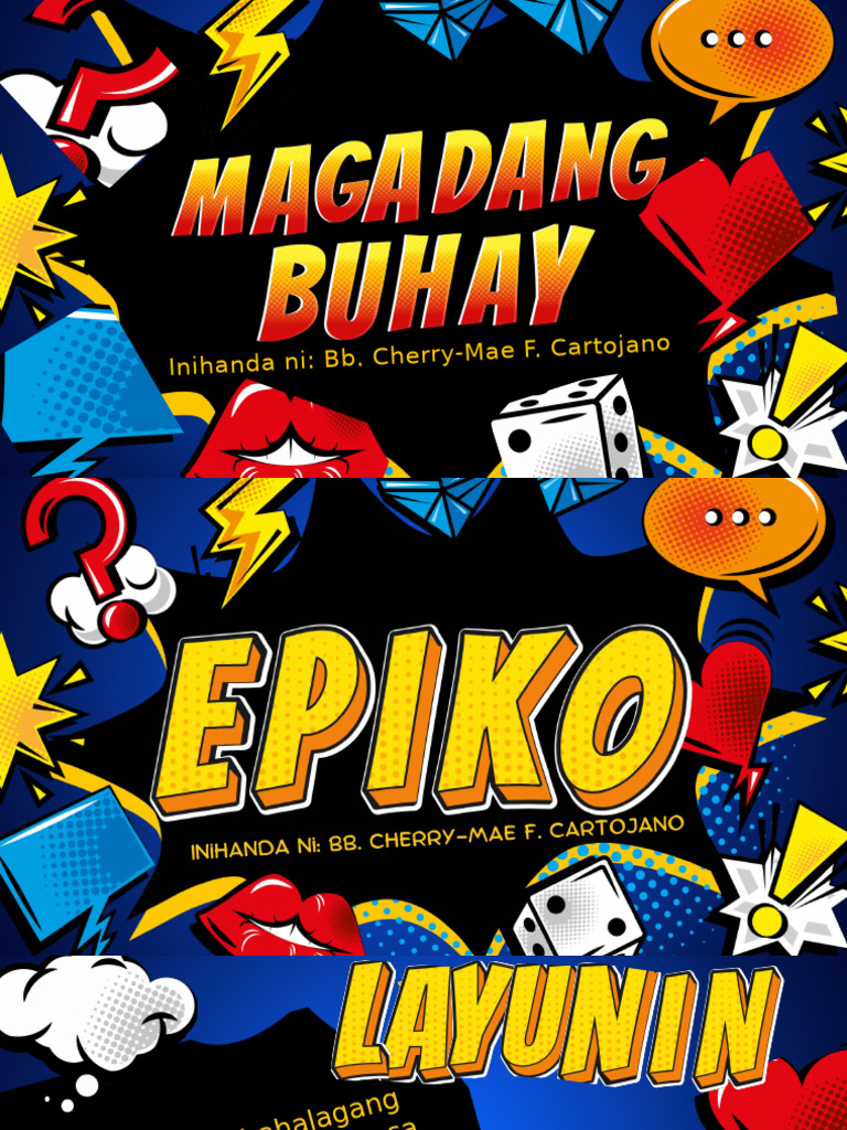 FIL7 - Q1 - Epiko at Komiks | PDF