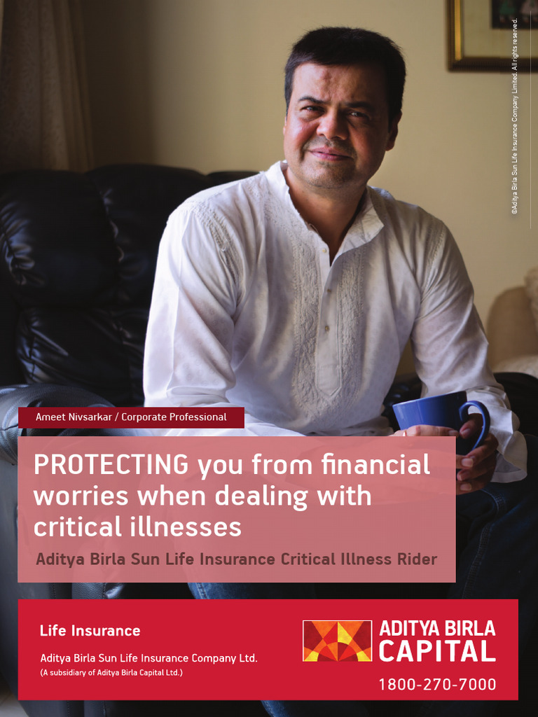 ABSLI Critical Illness Rider Leaflet | PDF