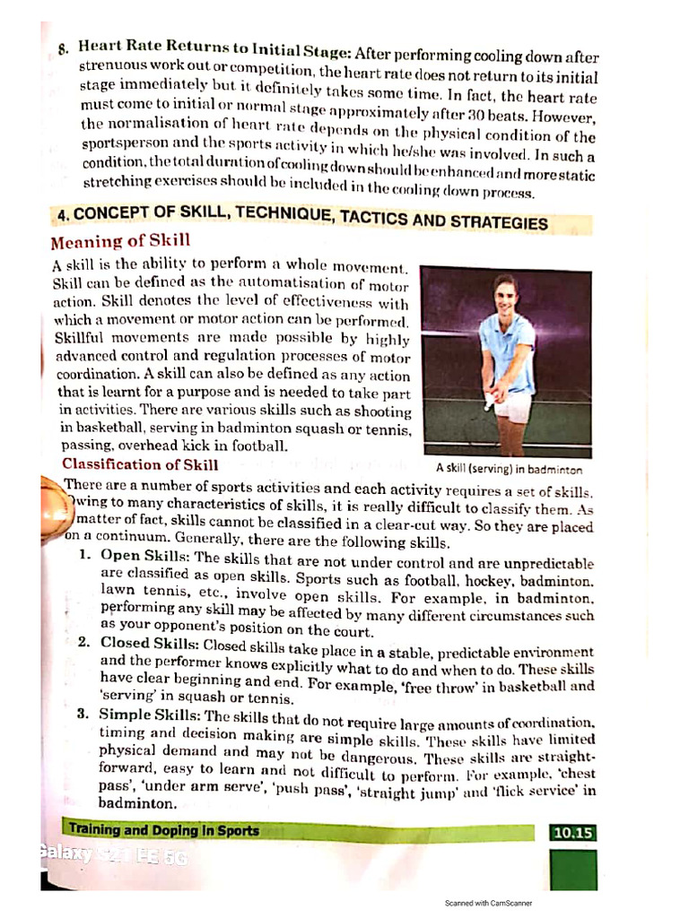 Concept of Skill, Technique and Stretegies (Chapter 10) | PDF
