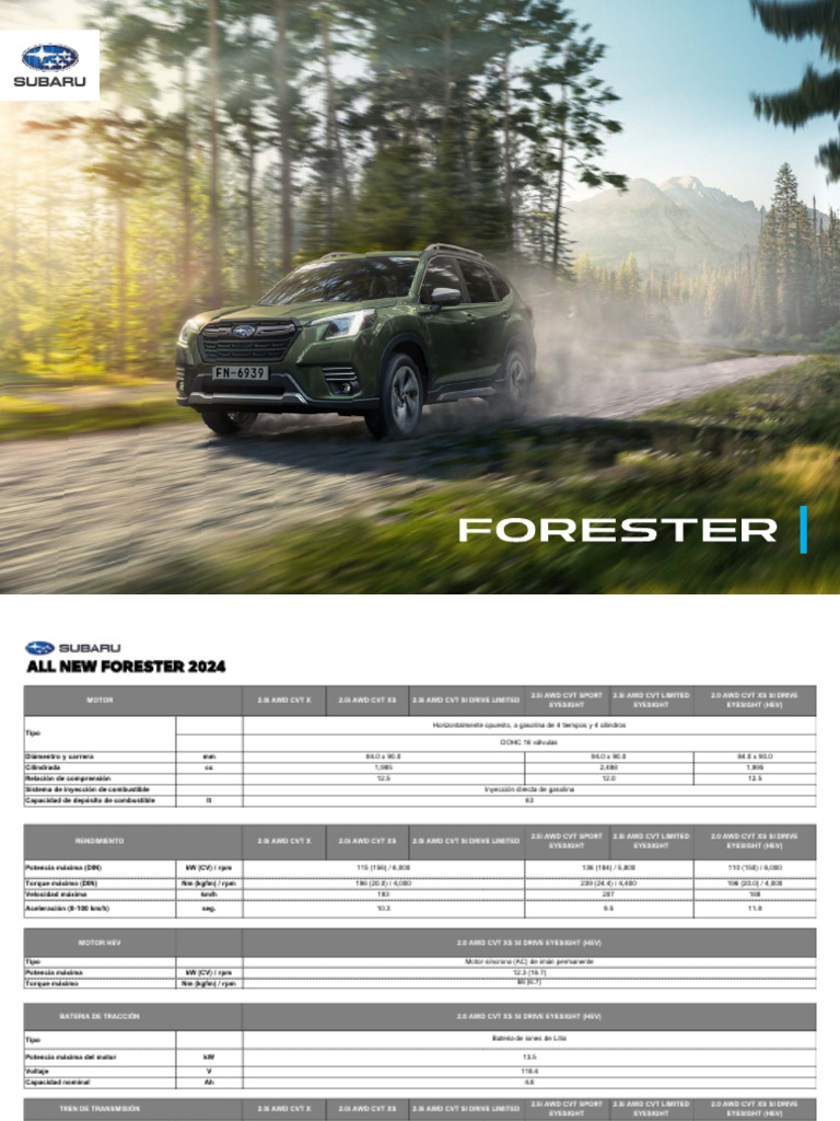Forester Ft 24 | PDF